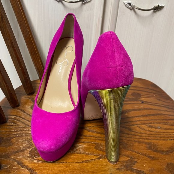 Jessica Simpson | Shoes | Hot Pink Jessica Simpson Platform Stilettos ...